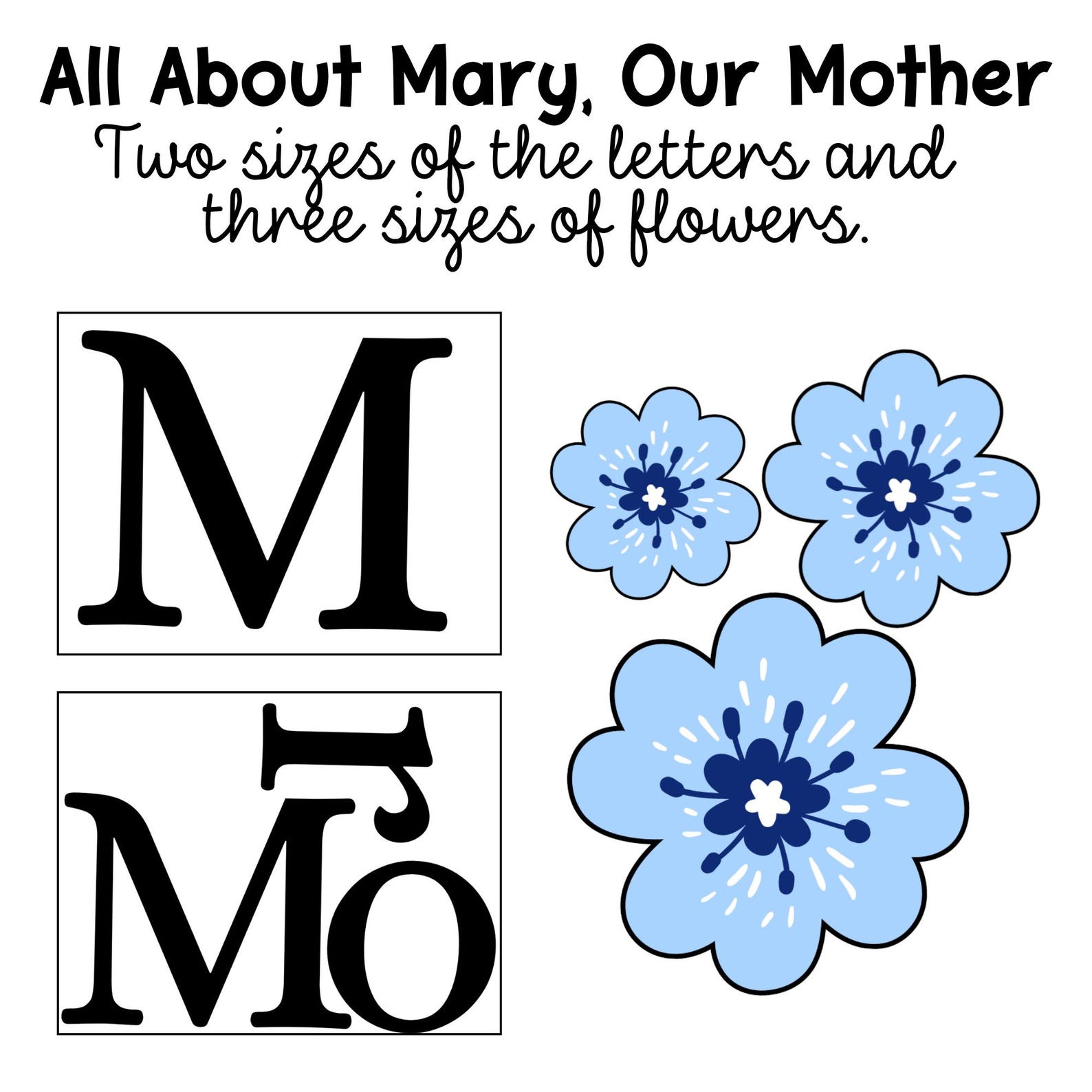 Catholic Mary Bulletin Board Posters: Teaching Resource (older Students ...