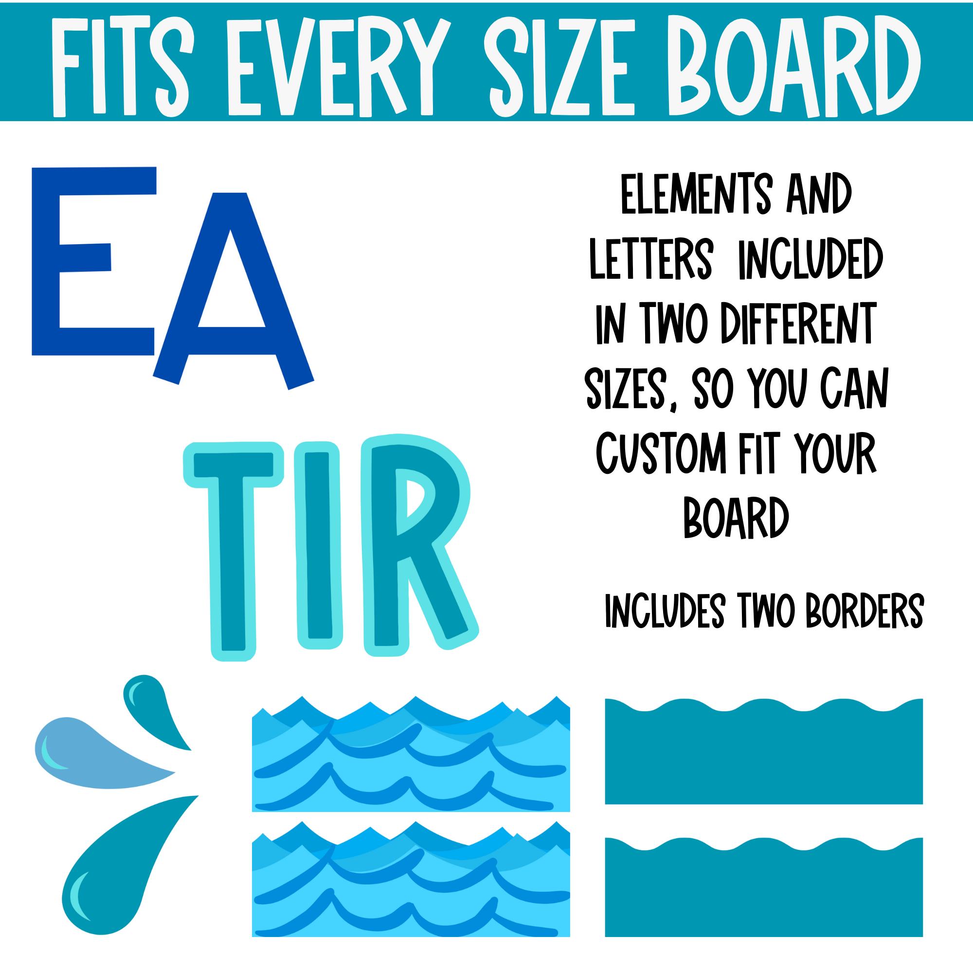 Christian Virtue Bulletin Board and Certificate: Ocean of Virtues - Etsy