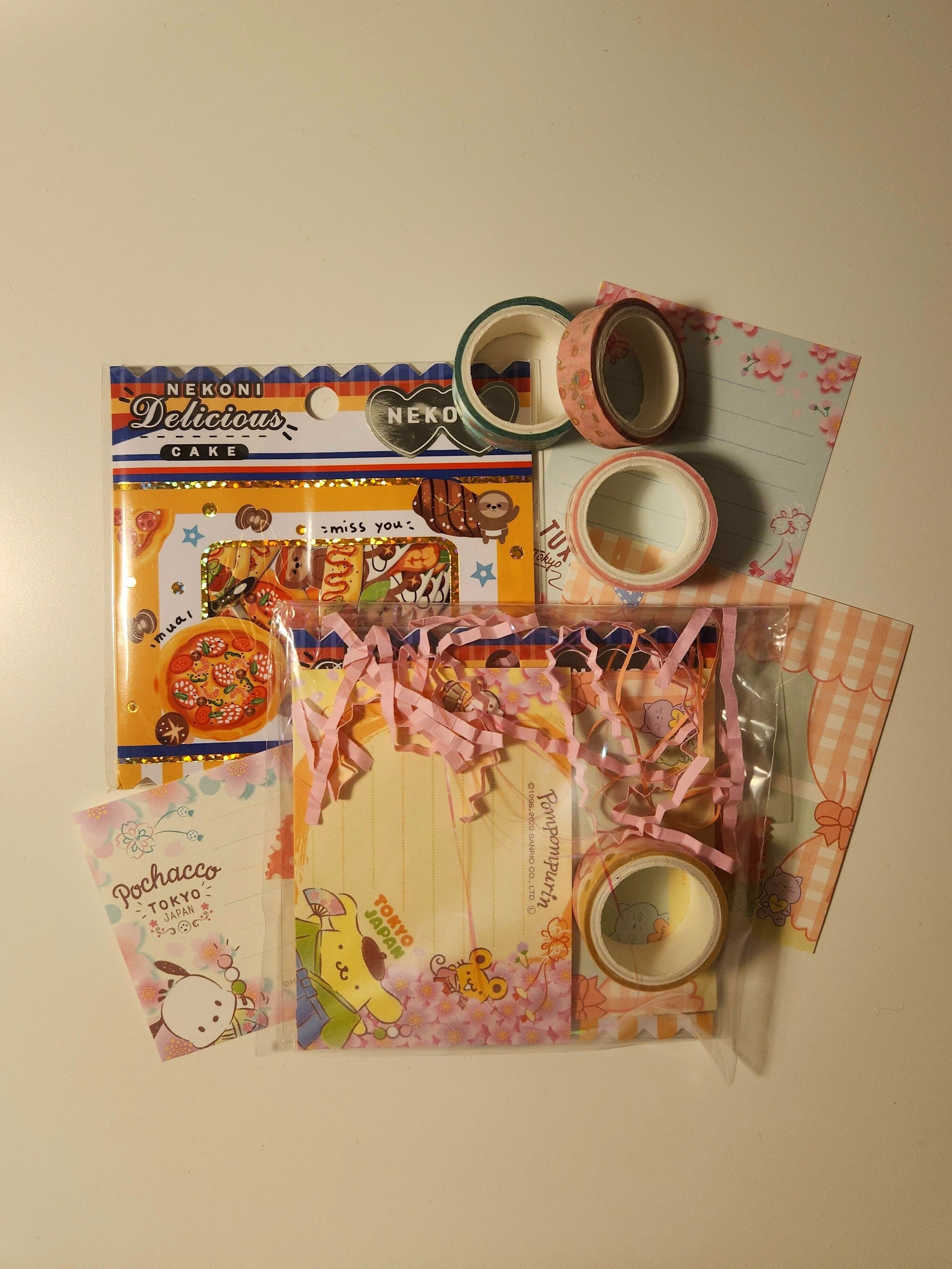 Kawaii Random Mystery Gift Bag/bundle: Sticker Packs, Memo Sheets ...
