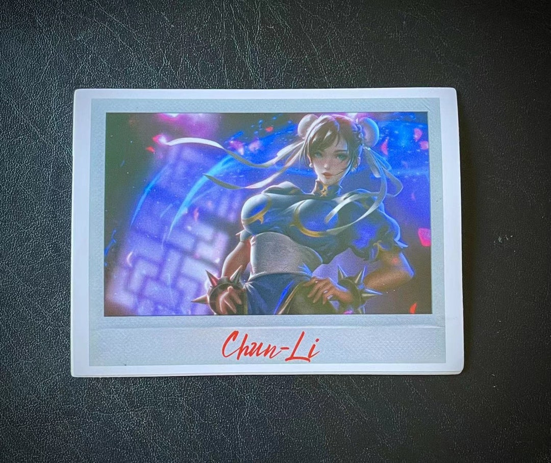 Chun-li 'polaroid' Vinyl Sticker - Etsy