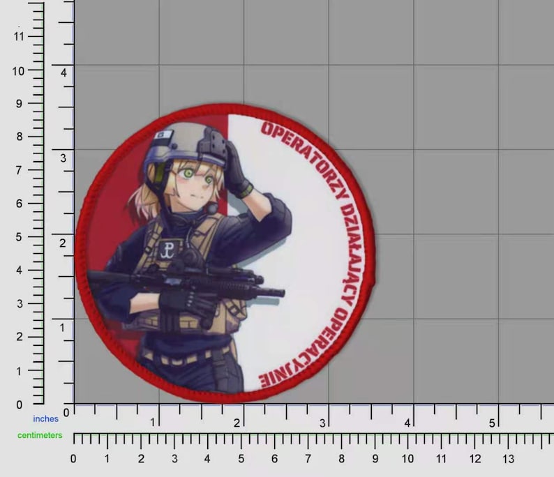 Modern Warfare Polish GROM Gal Morale Anime Patch - Etsy