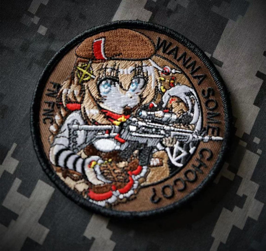 Girls Frontline 'FNC Choco' Airsoft Morale Anime Patch - Etsy