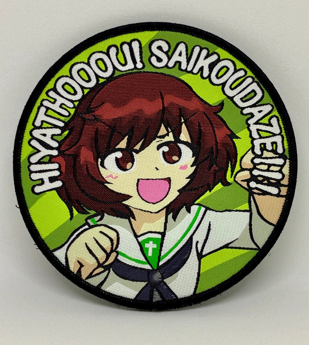 Girls Und Panzer Ooarai Girls Academy Yukari Akiyama Morale Anime Patch ...