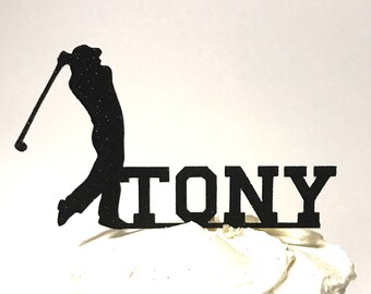 Golf cake topper | Etsy