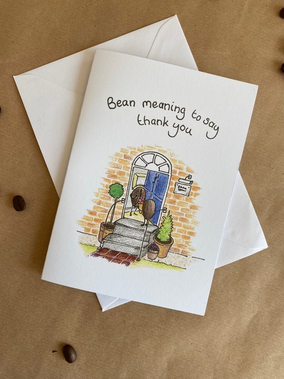 Bean Meaning to Say Thank You - Etsy