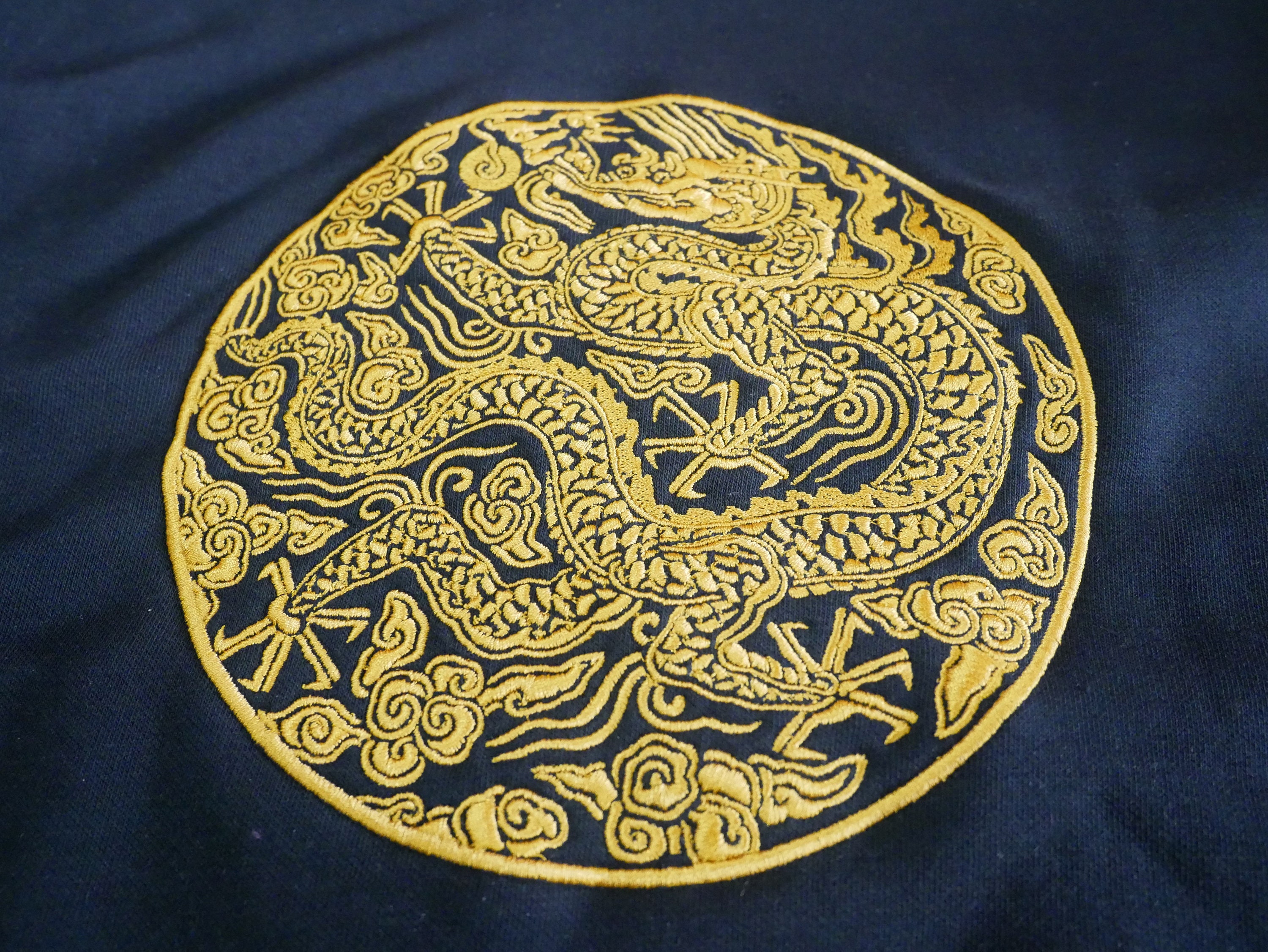 Traditional Korean Dragon Embroidery Hoodie - Etsy