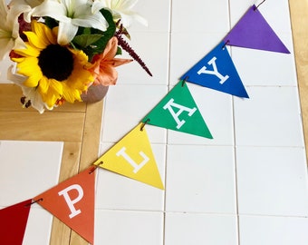 Pennant banner | Etsy