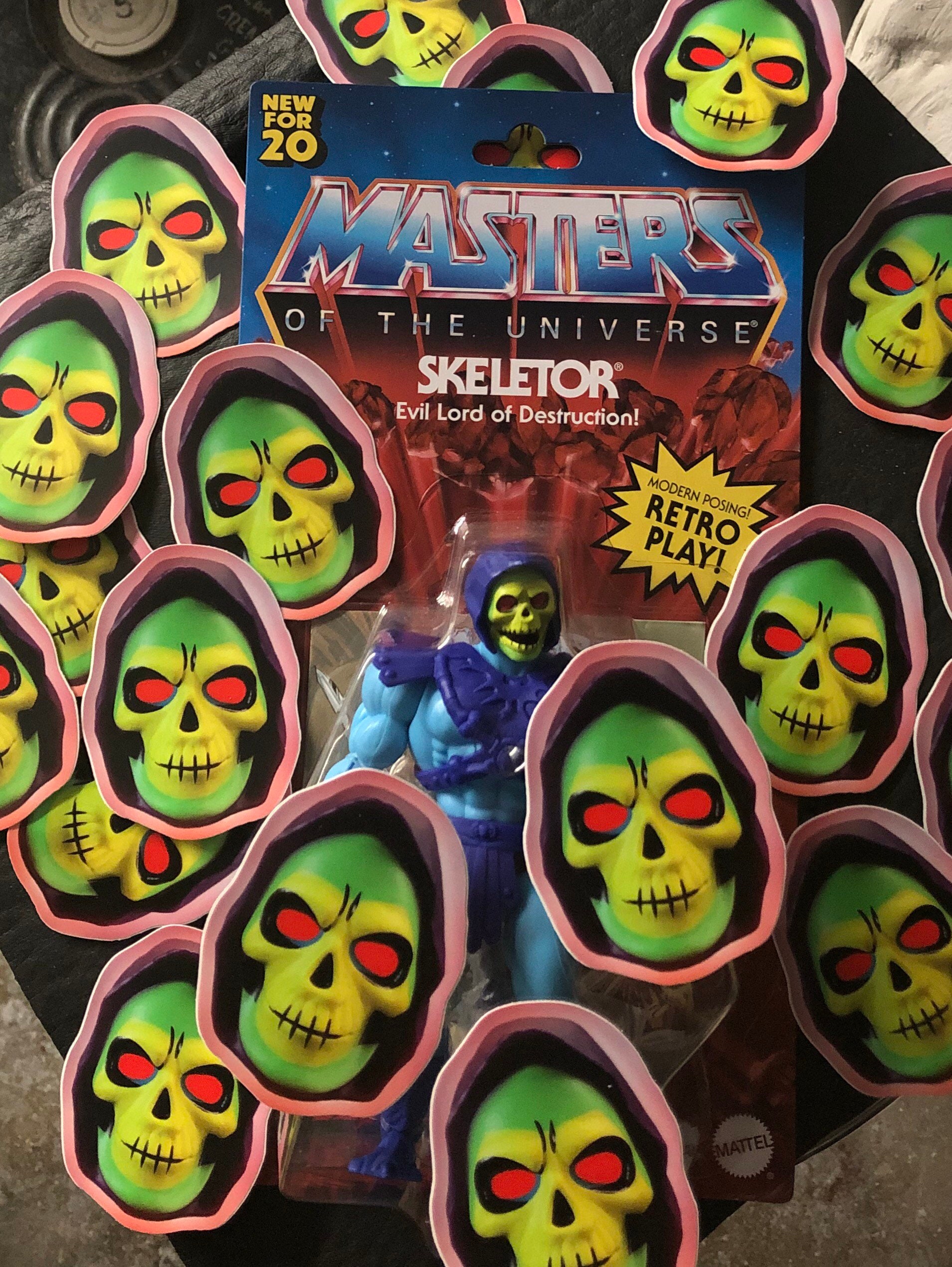 MOTU Skeletor Mask Sticker - Etsy
