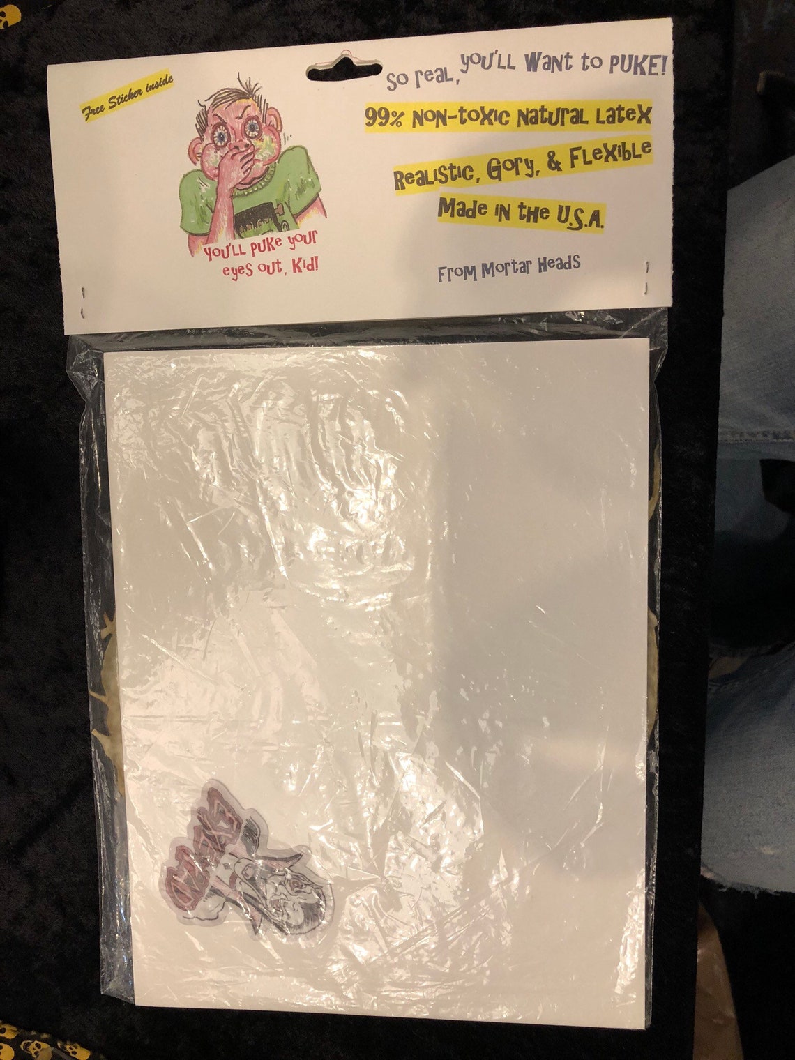 EYE-PUKE Novelty Gag Gift Fake Rubber Puke With Fake Eyeballs - Etsy