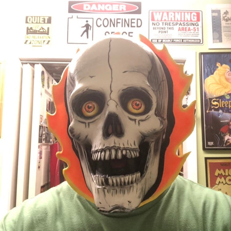 Ghost Rider Mask - Etsy