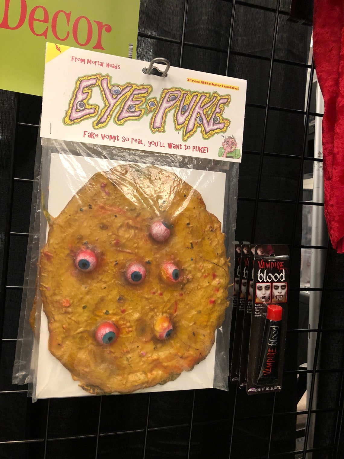 EYE-PUKE Novelty Gag Gift Fake Rubber Puke With Fake Eyeballs - Etsy