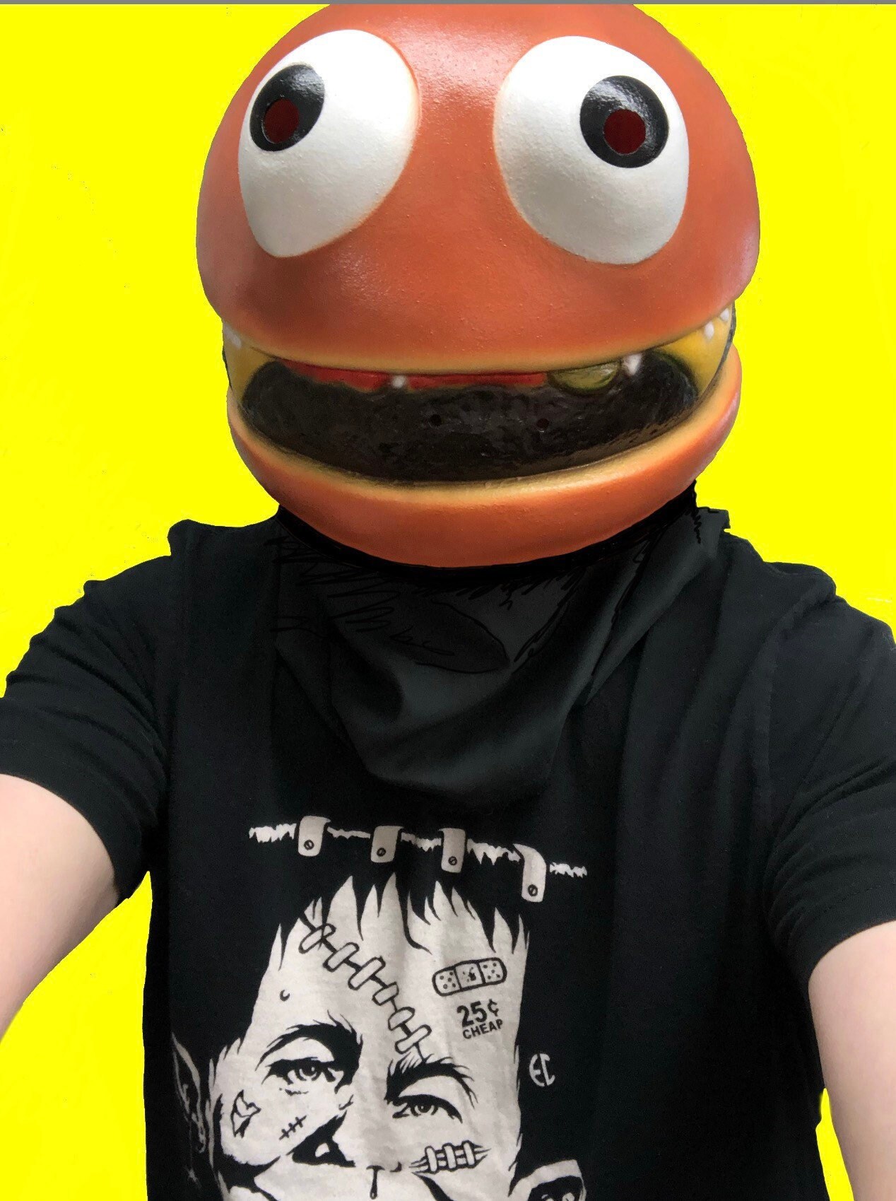 Vegan Nightmare Fast Food Cheeseburger Cosplay Halloween Latex Mask - Etsy