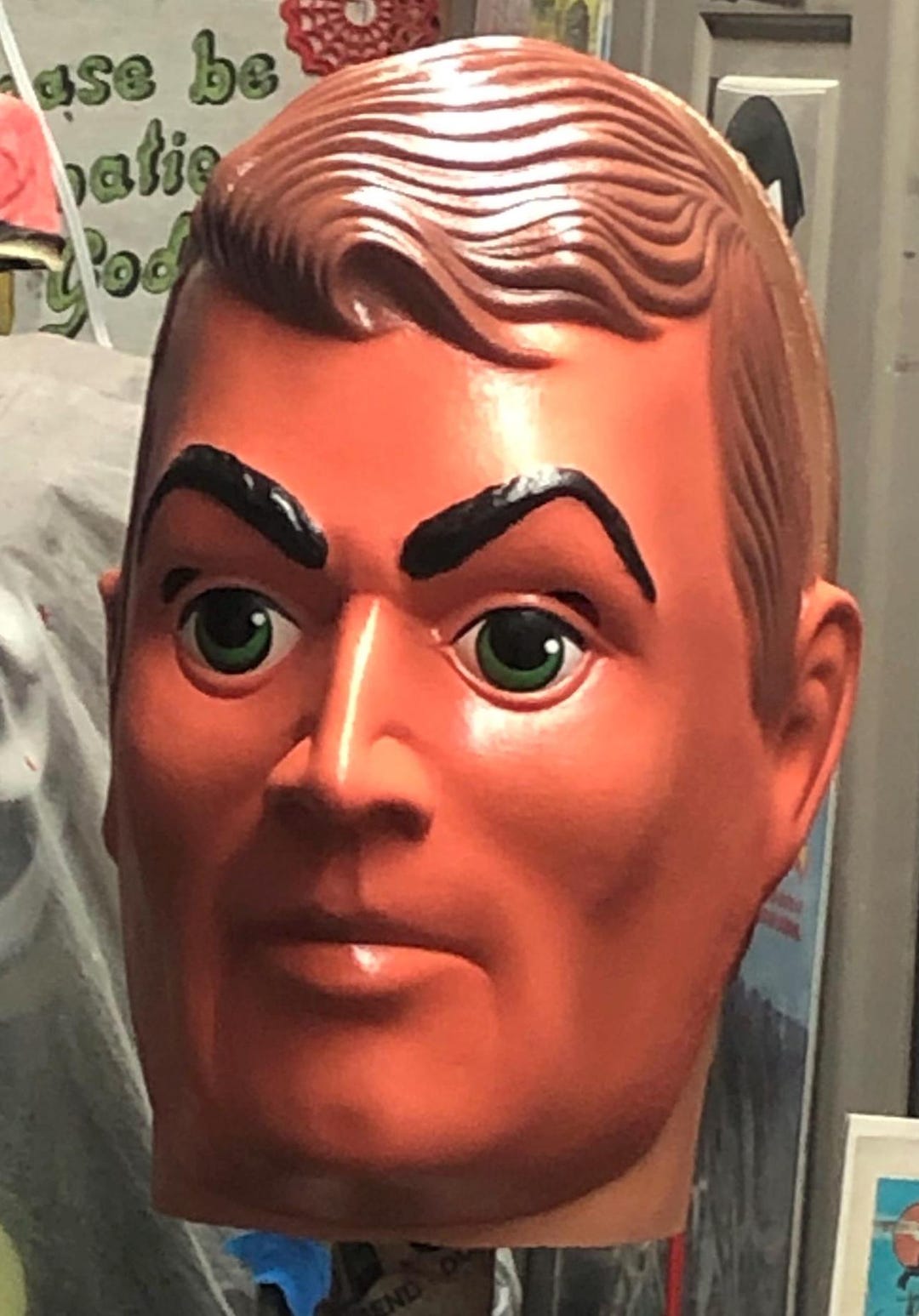 Kenner Maskatron Major Frederick Sloan John Saxon Cyborg Face Mask - Etsy