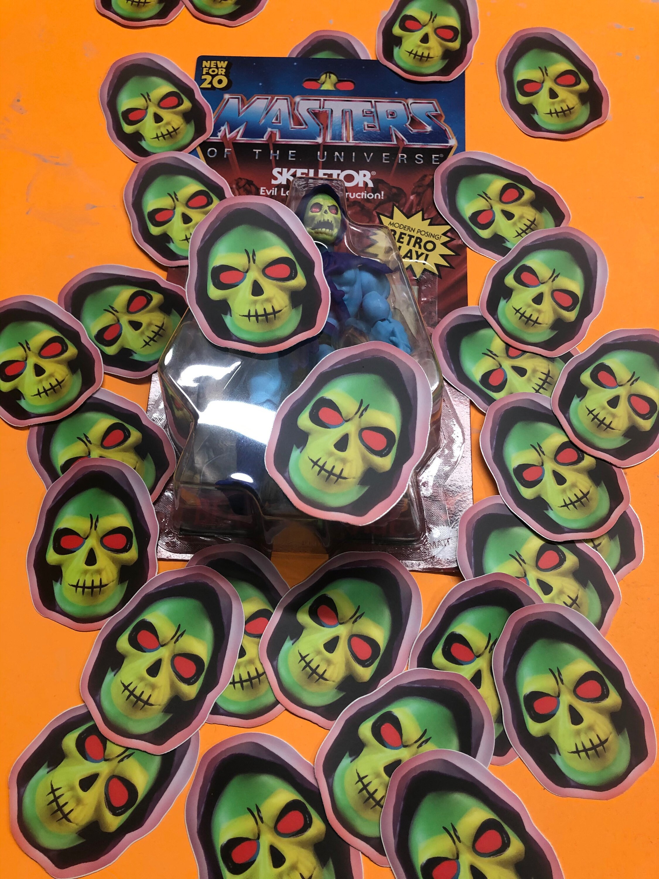 MOTU Skeletor Mask Sticker - Etsy