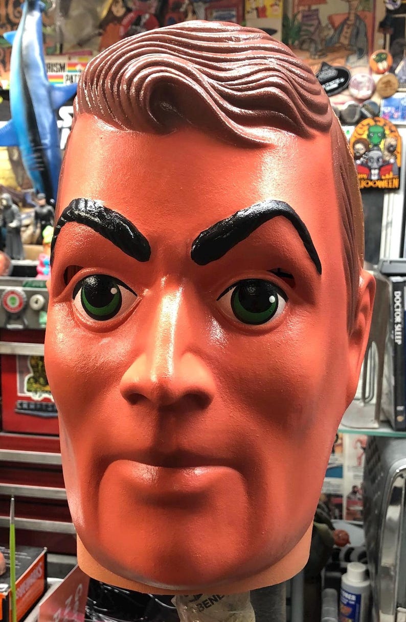 Kenner Maskatron Major Frederick Sloan John Saxon Cyborg Face Mask - Etsy