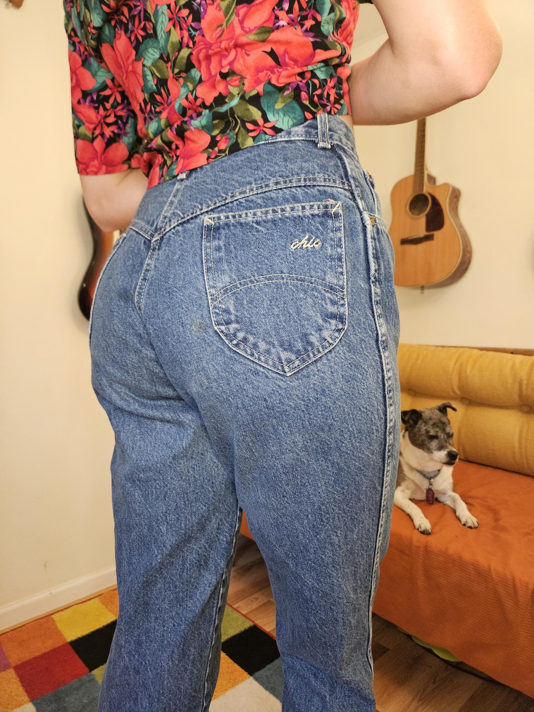 Vintage 1980s "chic" Short Mom Jeans - Size 30" Short - Etsy