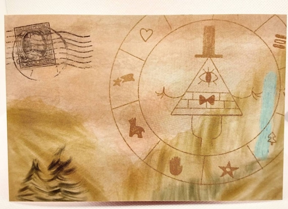 Gravity Falls Postcard