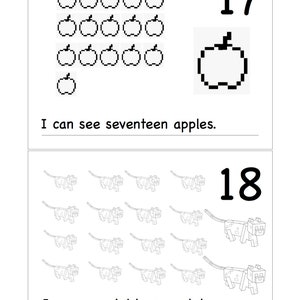 Minecraft Counting Coloring Book - Etsy