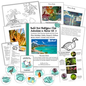 Adventures in Hawaii Unit Study BUNDLE - Etsy