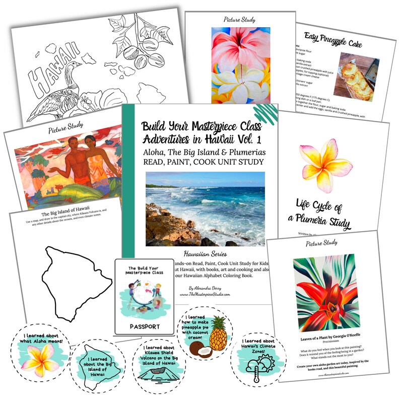 Adventures in Hawaii Unit Study BUNDLE - Etsy
