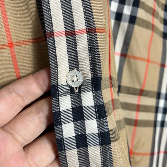 Vintage Burberrys Nova Check Monogram Logo Shirt - Gem