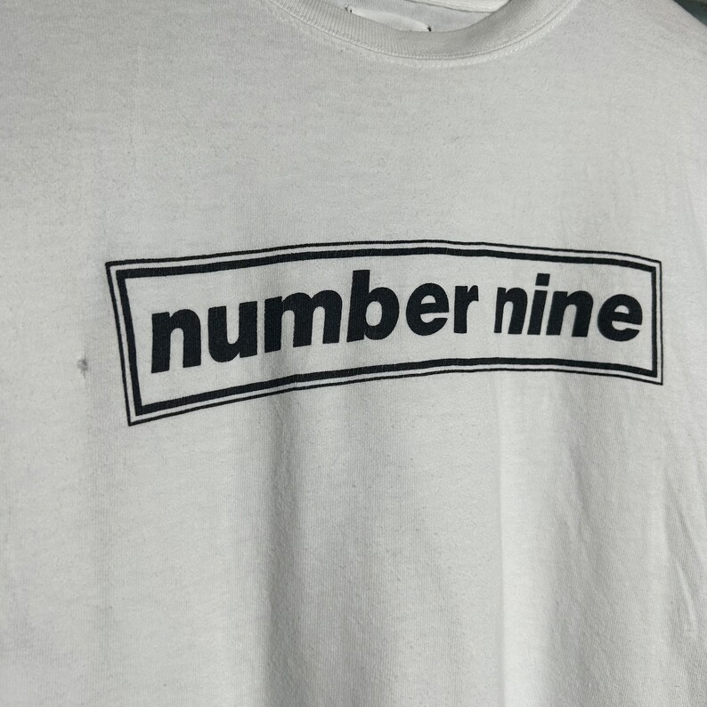 Number Nine Block Logo T-shirt - Etsy