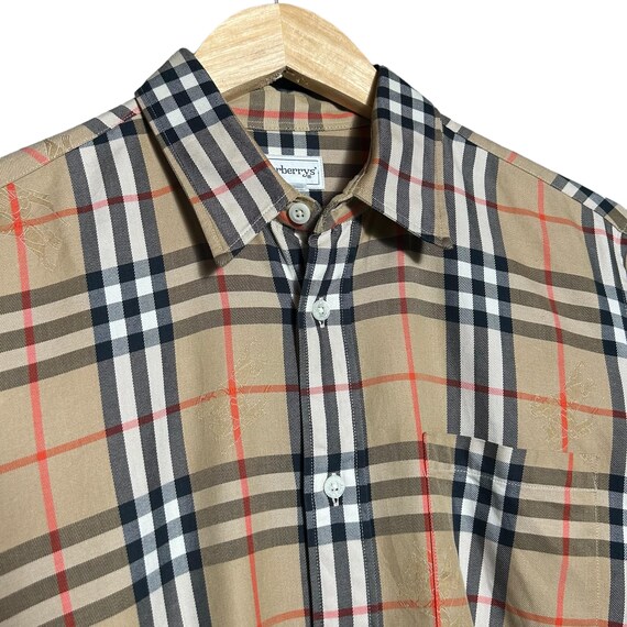 Vintage Burberrys Nova Check Monogram Logo Shirt - Gem
