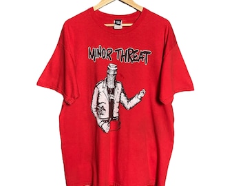 Vintage Y2K Minor Threat Out of Step Black Sheep Hardcore Punk T-shirt ...