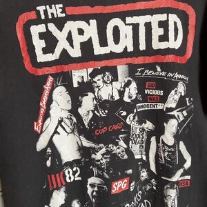 Vintage the Exploited Punk Band T-shirt - Etsy