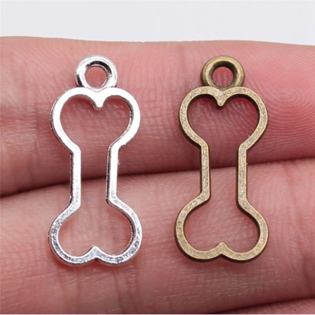 30pcs Dog Bones Charms Pendant---25x11mm Antique Silver/antique Bronze ...