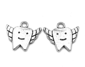 20pcs Acrylic Fangs,monster Teeth Charm.vintage Plastic Dog Teeth ...