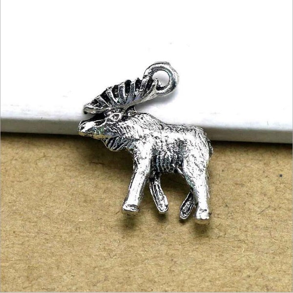 Moose Charm - Etsy