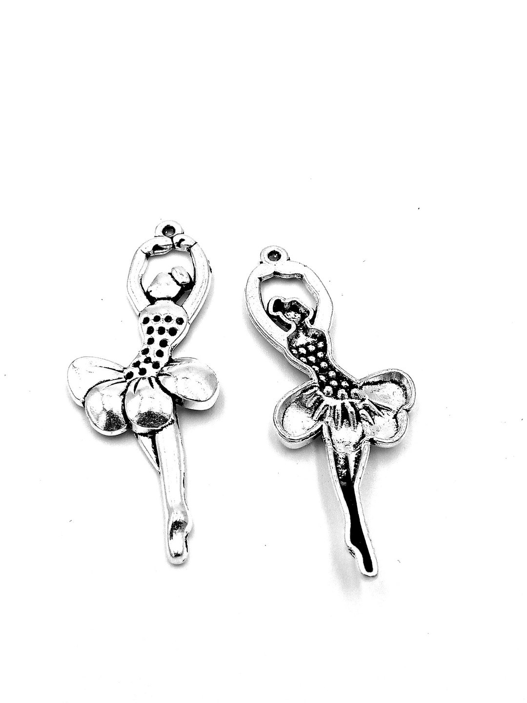 10pcs Ballet Dancers Charms Pendant---51x20mm Antique Silver - Etsy