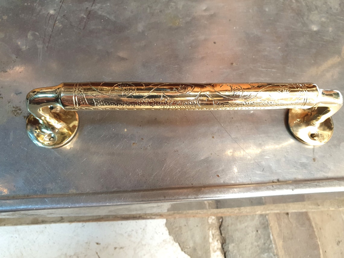 Brass Drawer Knob Back Plate Drop Pulls Dresser Pulls Knobs - Etsy