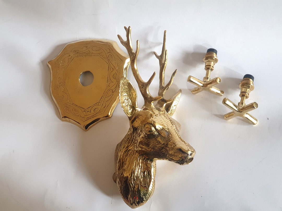 Brass Moroccan Water Faucet - the Deer Head Faucet With Two Cross ...
