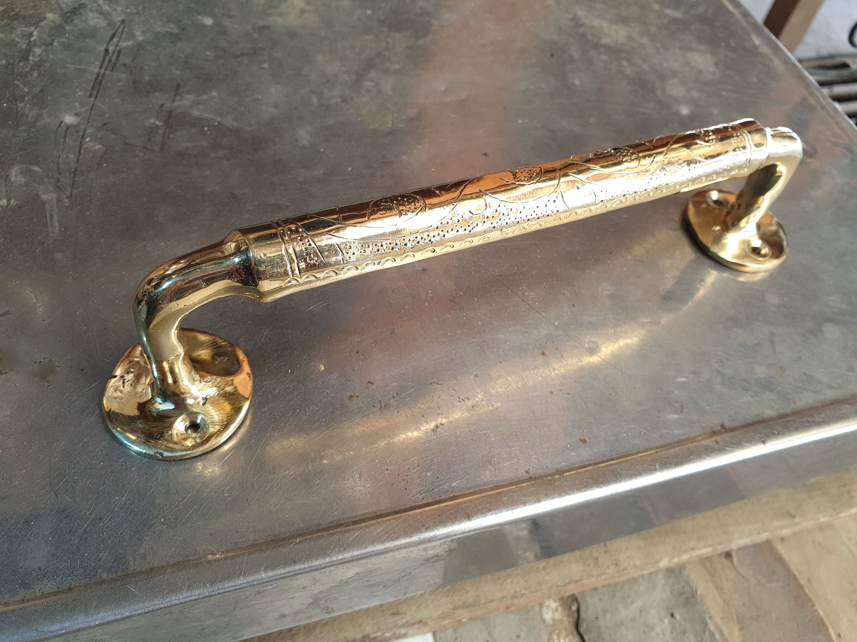 Brass Drawer Knob Back Plate Drop Pulls Dresser Pulls Knobs - Etsy