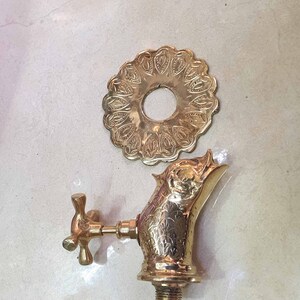 Moroccan Brass Bathroom Head Fish Faucet, Wall Mount Fish Faucet for ...