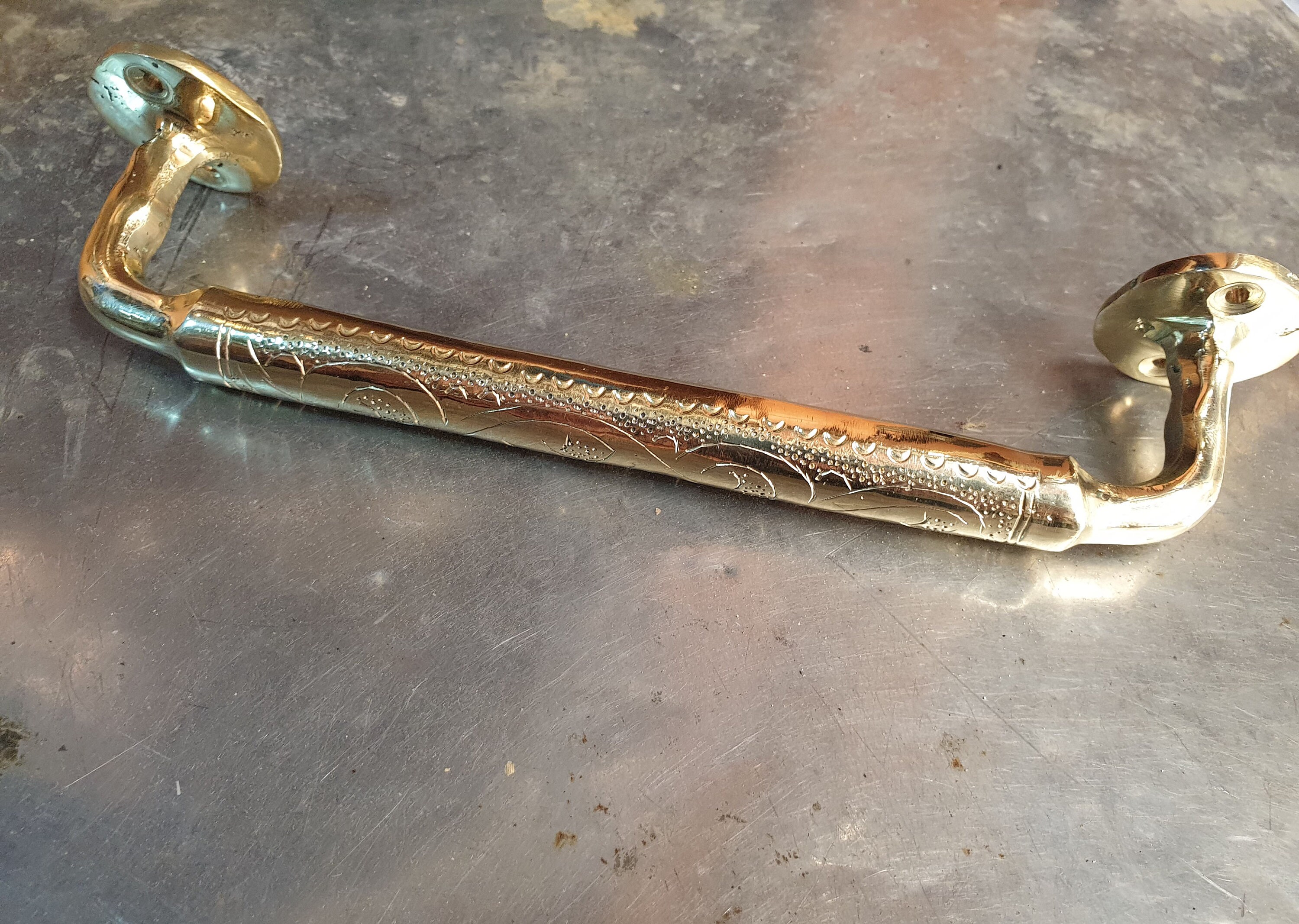 Brass Drawer Knob Back Plate Drop Pulls Dresser Pulls Knobs - Etsy