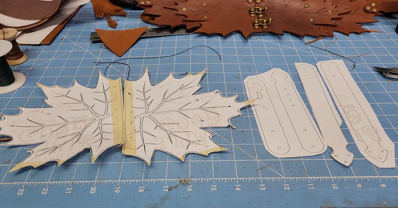 Leaf Belt Pattern Tutorial - DIY PDF Pattern Video Tutorial - Fairy ...