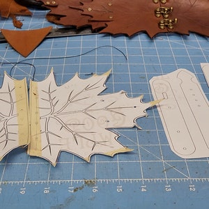Leaf Belt Pattern Tutorial - DIY PDF Pattern Video Tutorial - Fairy ...