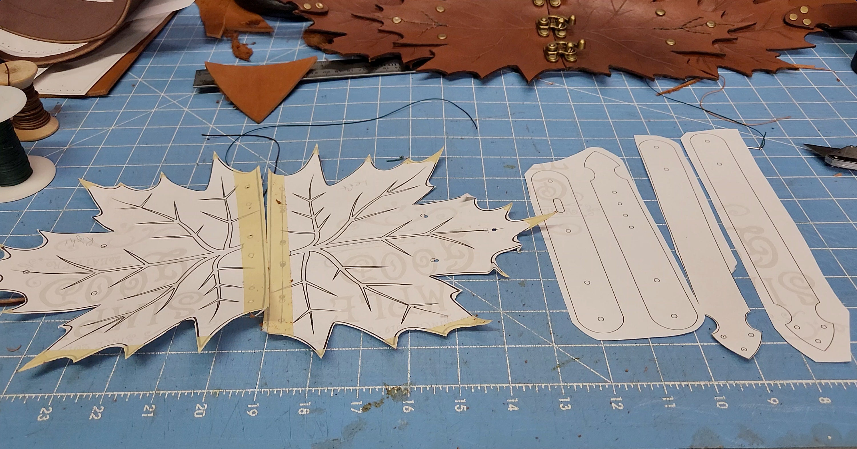 Leaf Belt Pattern Tutorial - DIY PDF Pattern Video Tutorial - Fairy ...