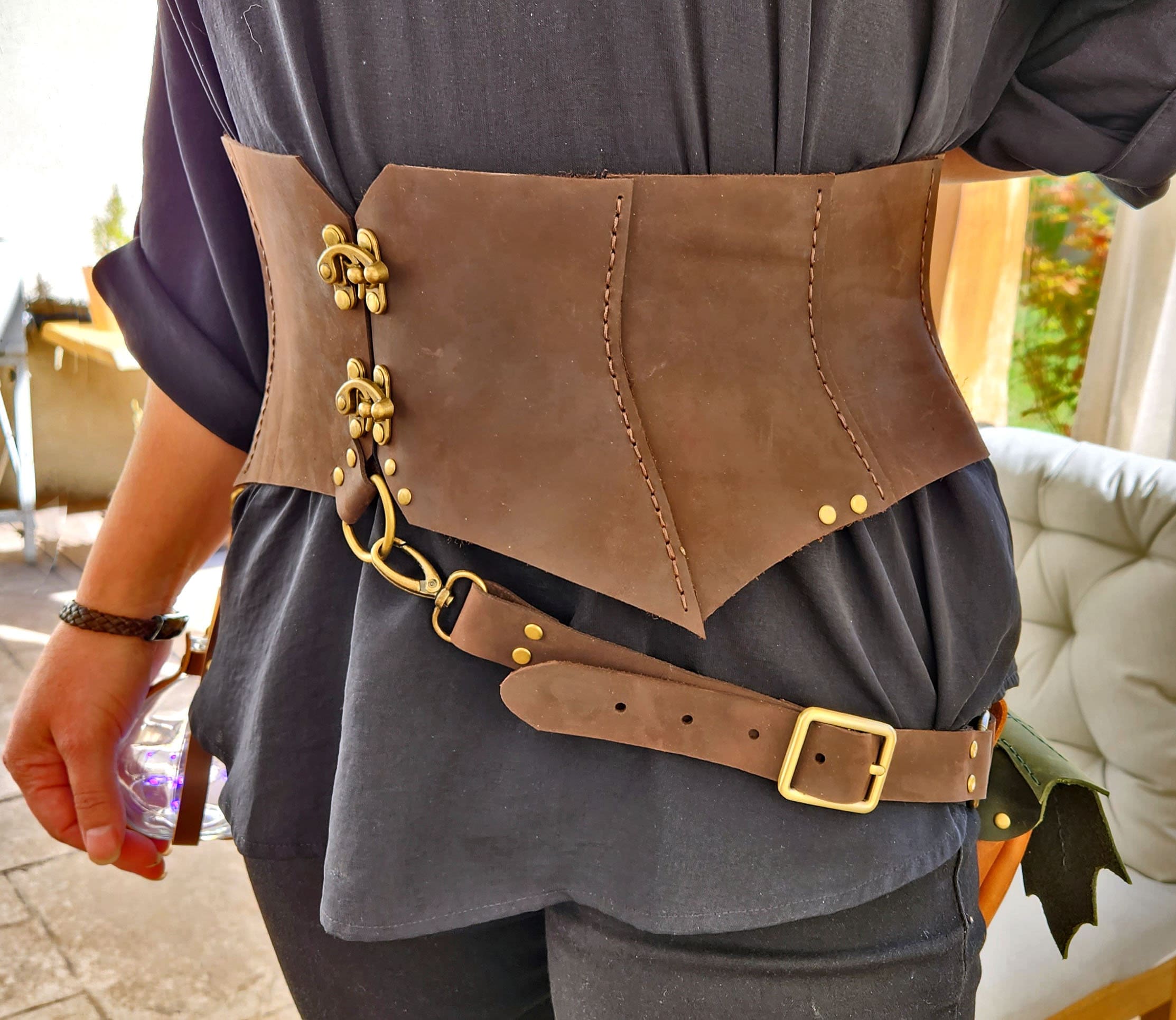 Steampunk Half Corset Pattern Tutorial - DIY PDF Corset Belt - Medieval ...