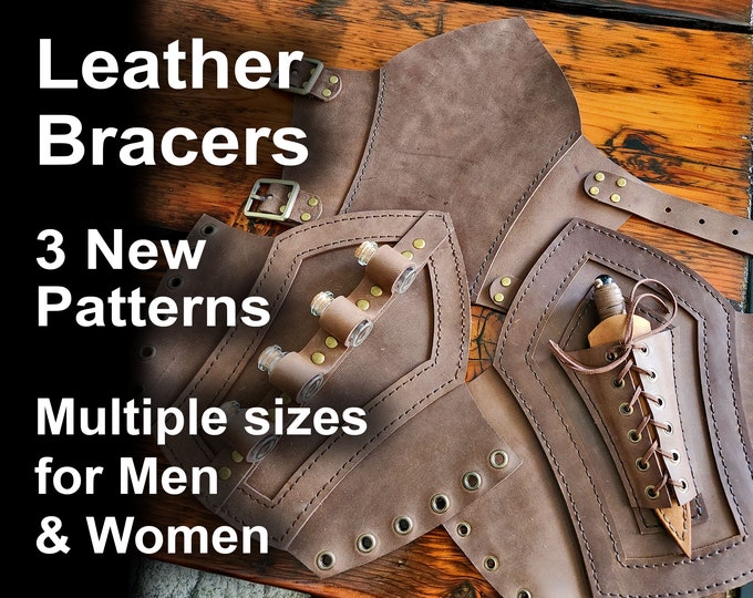 Leather Armored Gauntlet - DIGITAL PDF PATTERN - - Etsy Singapore
