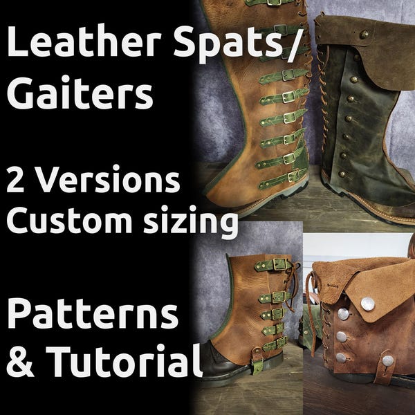 Steampunk Spats - Etsy