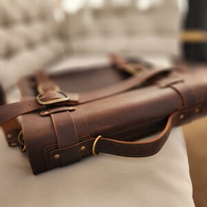 A Better Laptop Bag Pattern - DIY Medium Messenger Style Leather Bag ...