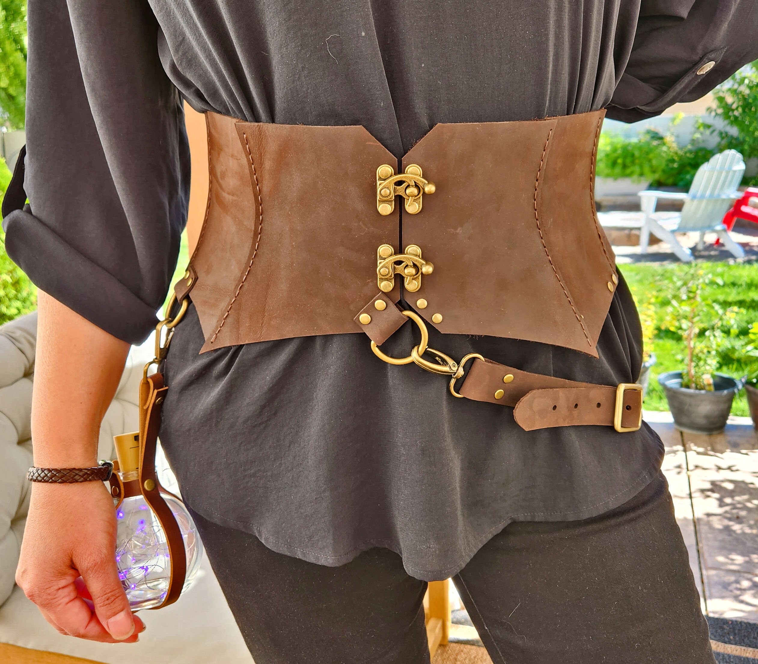 Steampunk Half Corset Pattern Tutorial - DIY PDF Corset Belt - Medieval ...