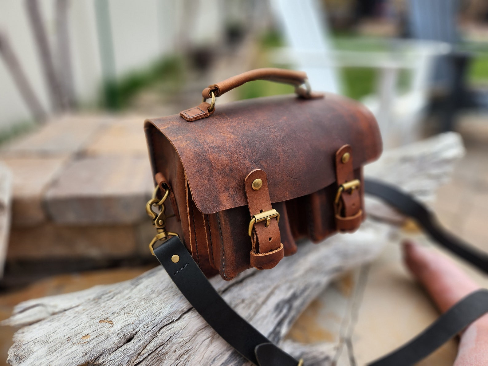 Chunky Leather Bag Pattern DIY Medium Camera Bag Pattern - Etsy