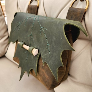 The Original Maple Leaf Belt Bag Pattern Tutorial - Elven Hip Bag - DIY ...