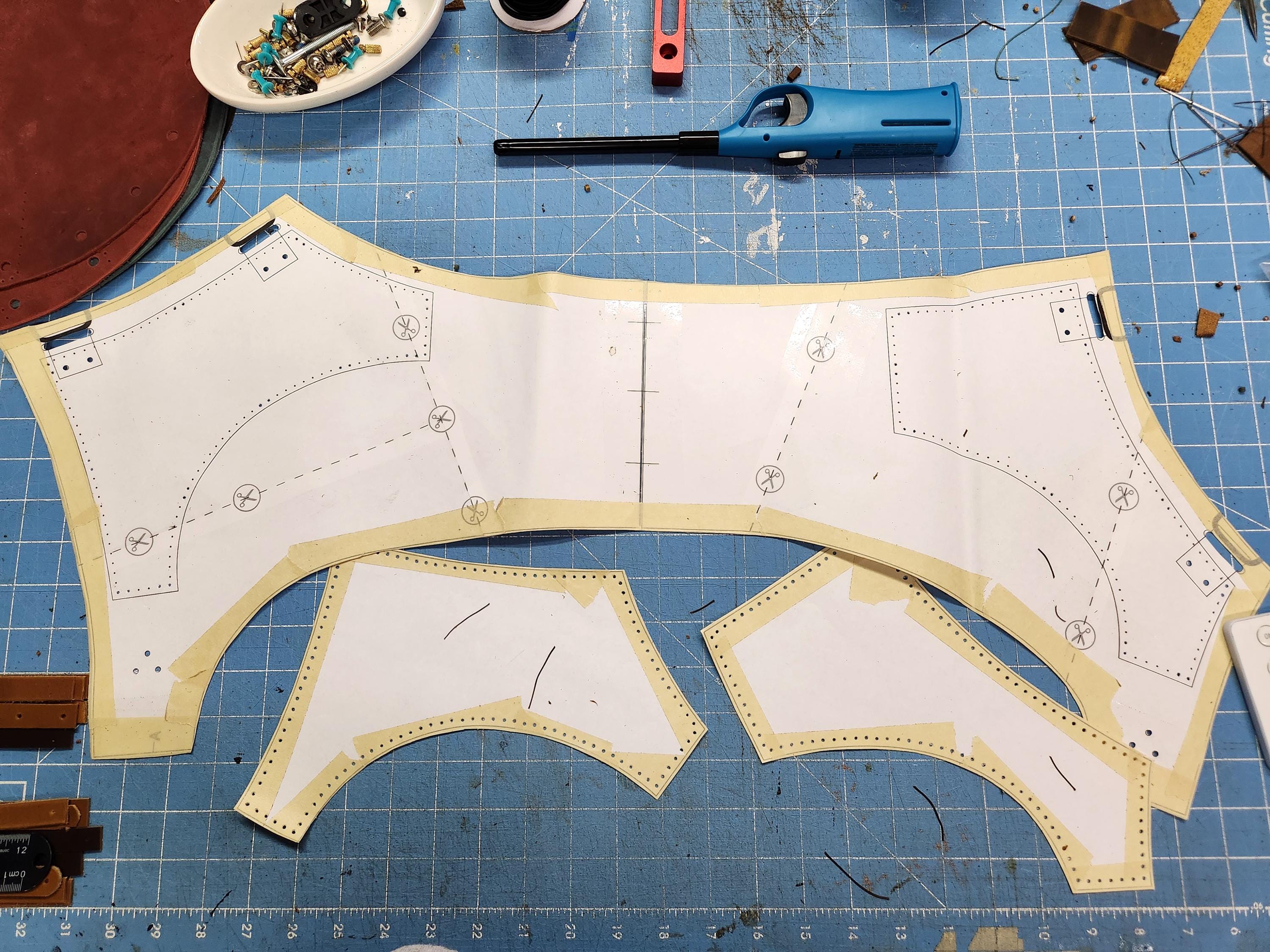 Leather Chest and Shoulder Armor Harness - Beginner Friendly - DIY PDF ...