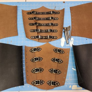 Leather Corsets PDF Pattern and Tutorial - 3 Versions + 2 Sizes - DIY ...
